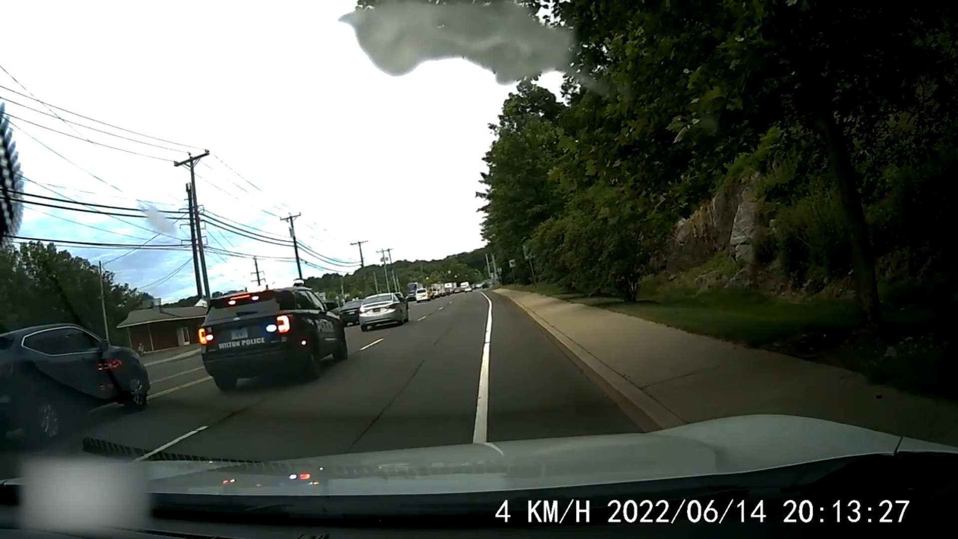 Driver Gets Pulled Over for Cutting off Another Car in Different Lane ...