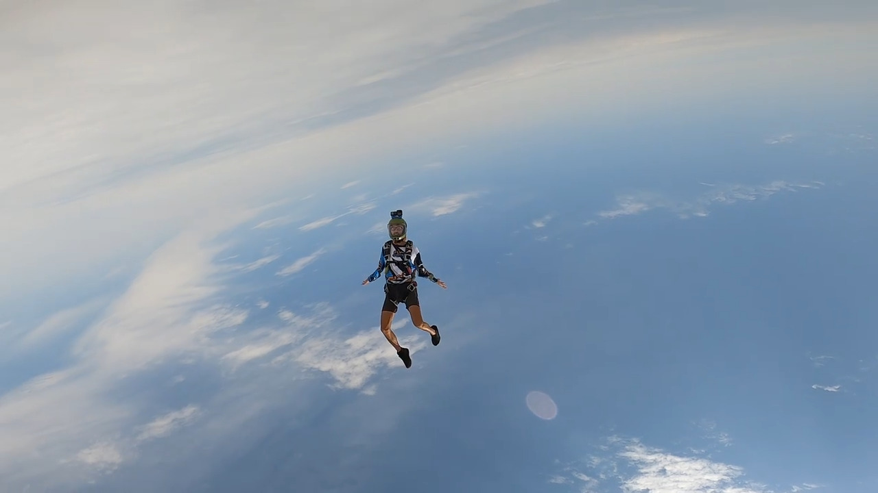 Person Enjoys Free Fall While Skydiving | Jukin Licensing