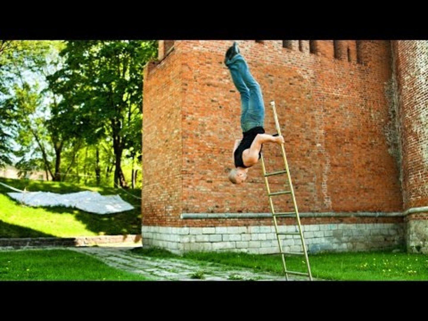 Amazing Acrobatic Ladder Trick | Jukin Licensing