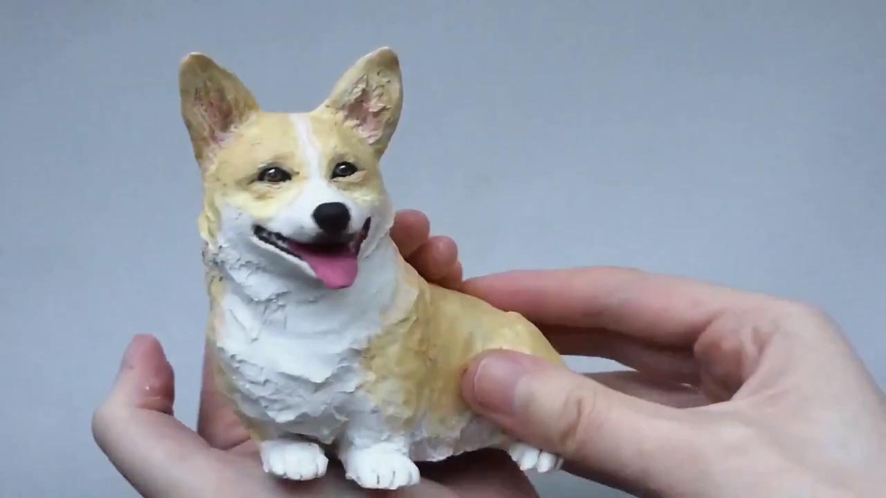 Artist Sculpts Corgi out of Clay | Jukin Licensing
