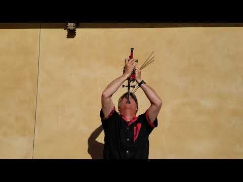 Man Swallows Multiple Swords And Twists Them 180 Degrees | Jukin Licensing