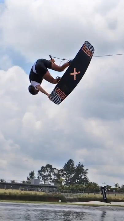 World Cup Winner Flips in Air While Wakeboarding | Jukin Licensing
