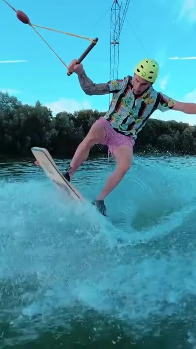 Vice European Champion Flips His Board While Wakeboarding | Jukin Licensing