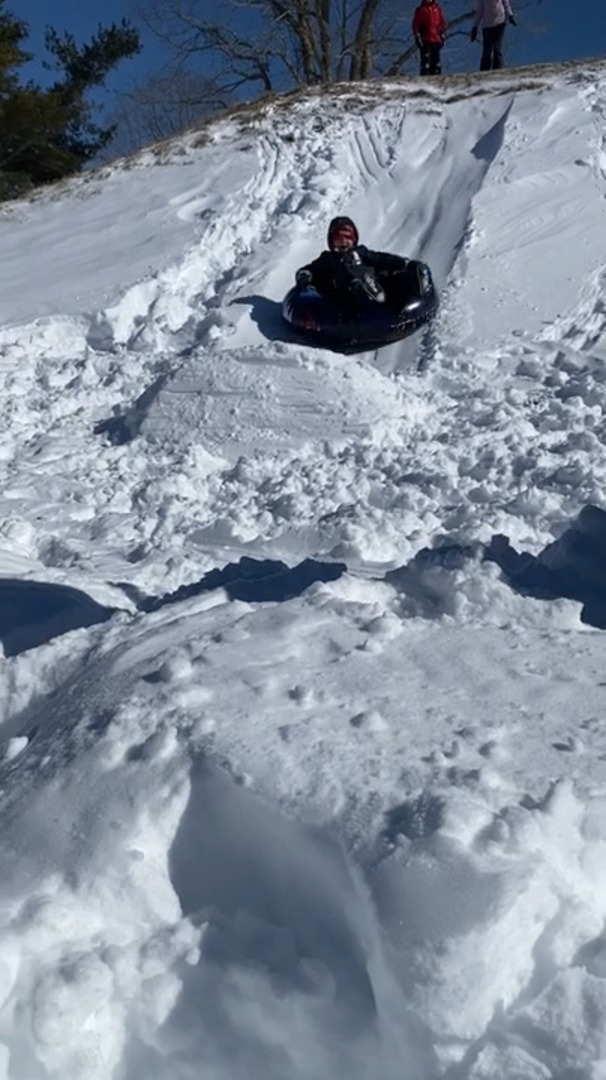 Sledding Kid Face Plants into Snow Pile | Jukin Licensing