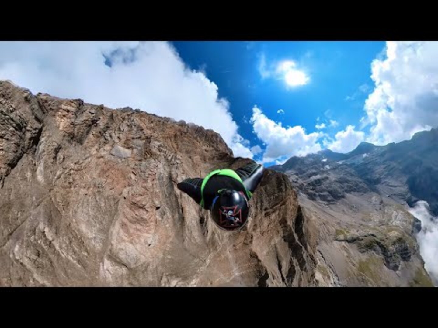 Man Soars Through the Sky While Flying With Wingsuit | Jukin Licensing