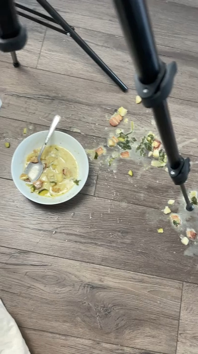 Person Spills Soup All Over the Floor | Jukin Licensing