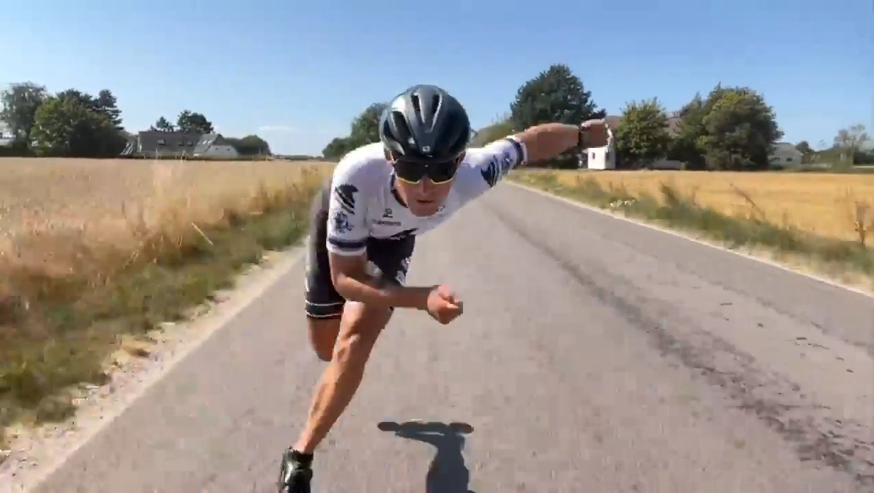 World Cup Medalist Does Motor Pacing While Skating | Jukin Licensing