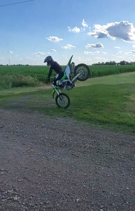 Rider Flips Off While Trying to Perform Wheelie on Dirt Bike | Jukin ...