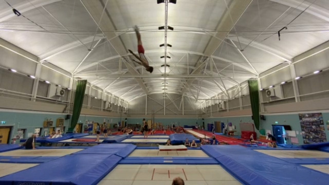 Guy Hilariously Falls Off Trampoline While Practicing Flips | Jukin ...