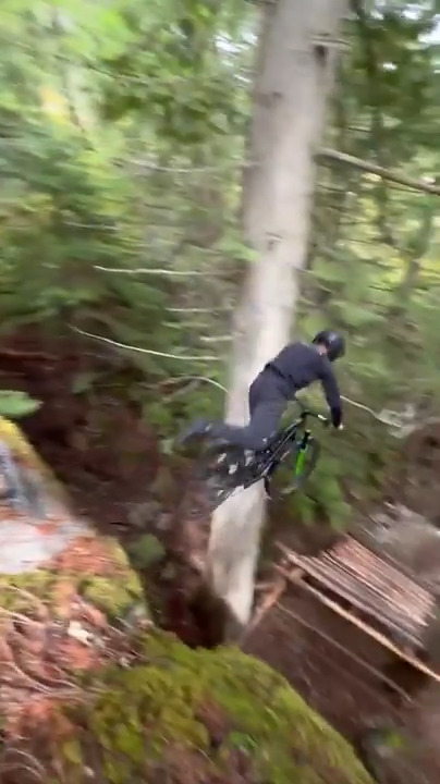 Competitive Cyclist Makes Huge Drop From Cliff While Riding | Jukin ...