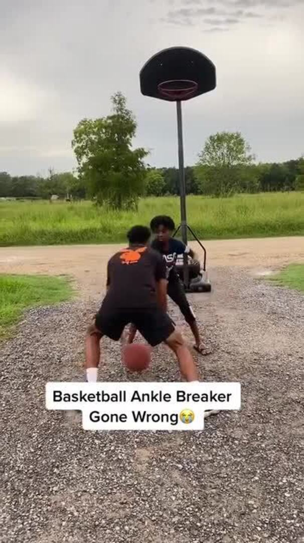 Boy Falls Into Ditch While Playing Basketball With Brother | Jukin ...