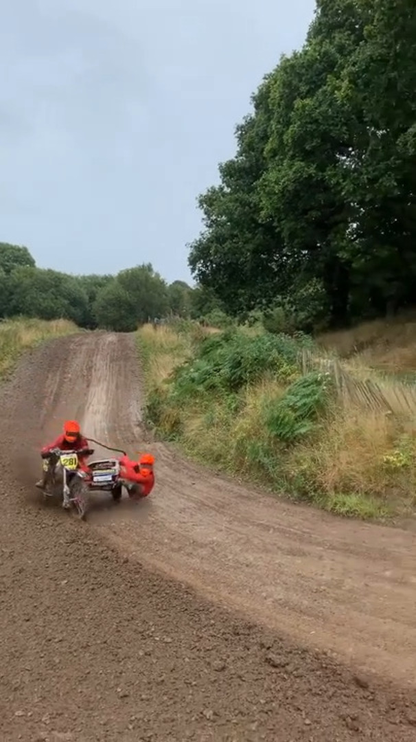 Sidecarcross Racers Perform Incredible Manoeuvres While Negotiating ...
