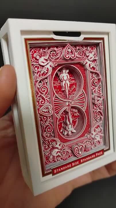 Person Uses Deck of Playing Cards to Create 3D Art Structure | Jukin ...