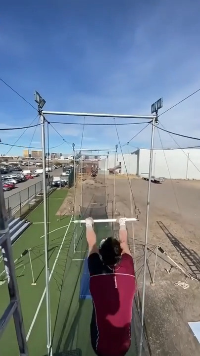 Guy Attempts Triple Somersault on Trapeze | Jukin Licensing