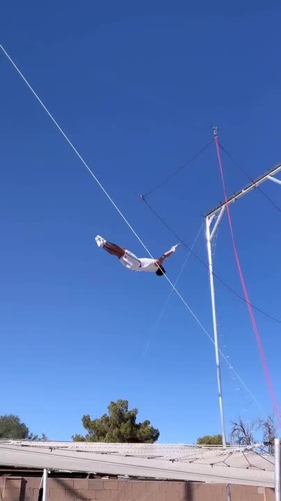 Professional Circus Artist Shows off Flying Trapeze Skills | Jukin ...