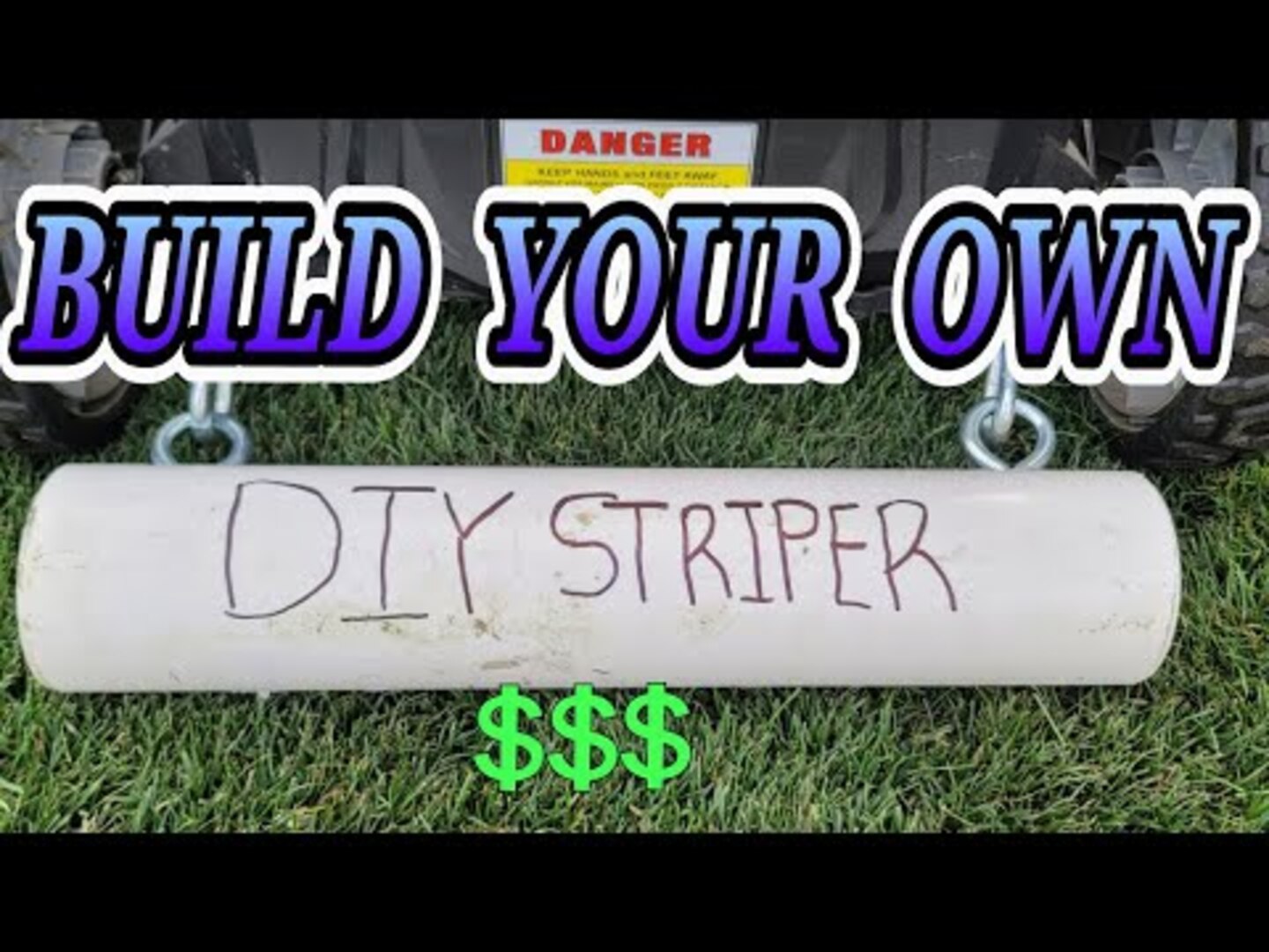 Man Shows How To Make an Easy DIY Lawn Striper | Jukin Licensing