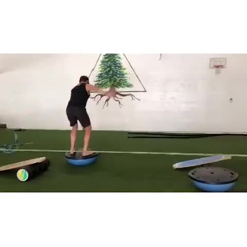 Movement Specialist Traverses Through Balance Obstacle Course | Jukin ...