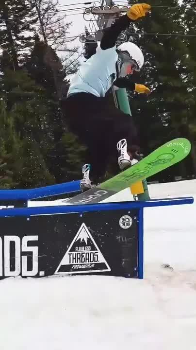 Guy Snowboards Through Obstacle Course | Jukin Licensing