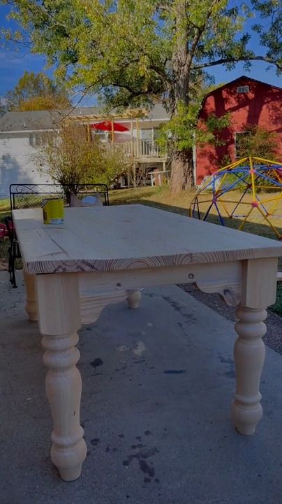 Woman Builds DIY Wooden Dining Table | Jukin Licensing