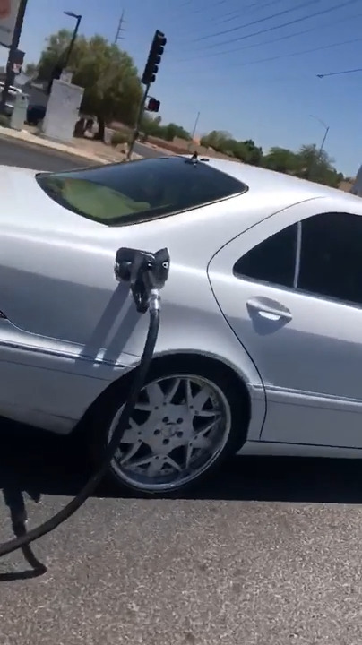 Car Drives Off Gas Station With Pump Hose Still Attached to it | Jukin ...