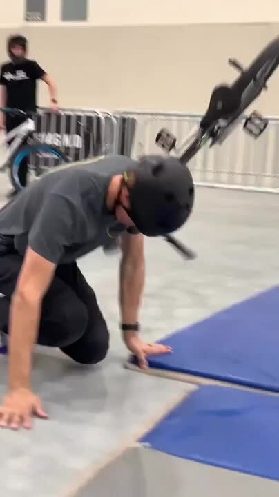 Man Falls Out of Bike After Completing His Trick | Jukin Licensing