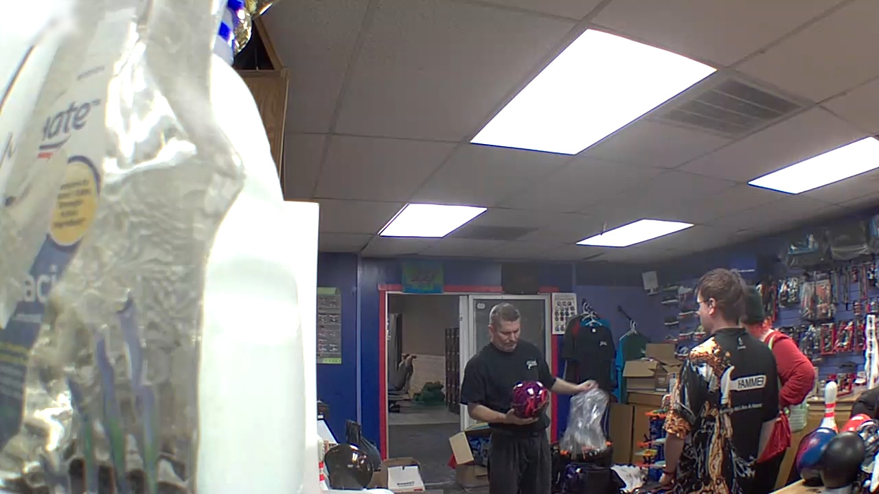 Bowling Ball Breaks in Half in Shop Owner's Hands While Selling it to ...