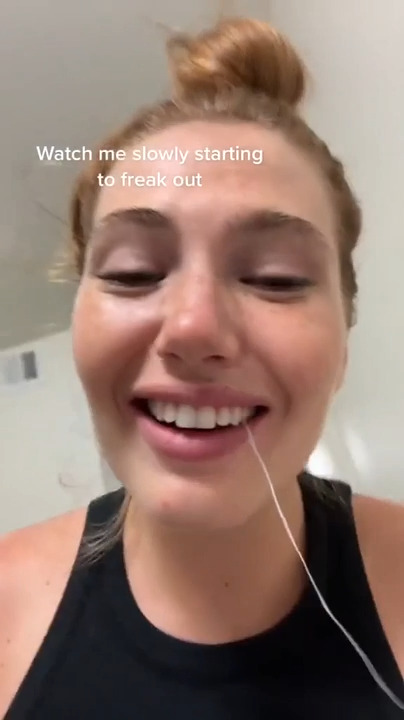 Girl Gets Floss Stuck in Her Tooth | Jukin Licensing