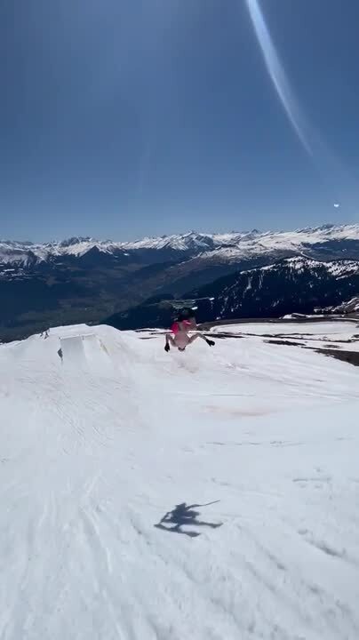 Skier Performs Double Backflip While Wearing Swim Shorts | Jukin Licensing