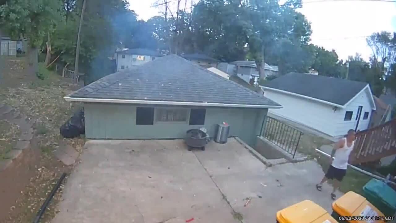 Roman Candle Firework Explodes In Person's Hand | Jukin Licensing