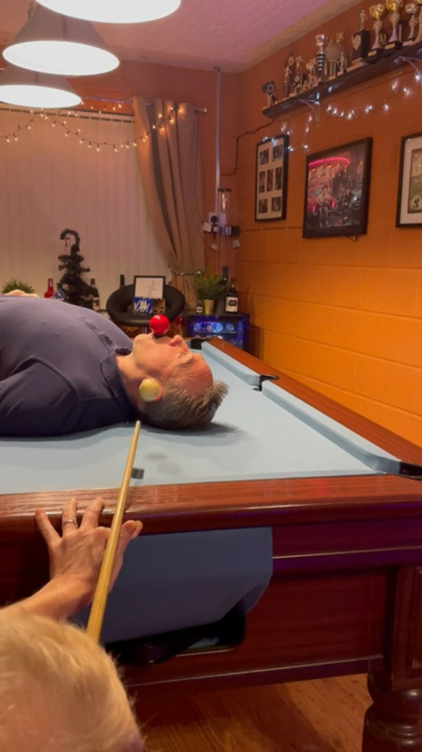 Person Gets Hit With Cue ball During Pool Trick Shot | Jukin Licensing