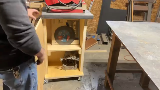 DIY Building Metal Chop Saw Stand From Rejected Wooden Table | Jukin ...