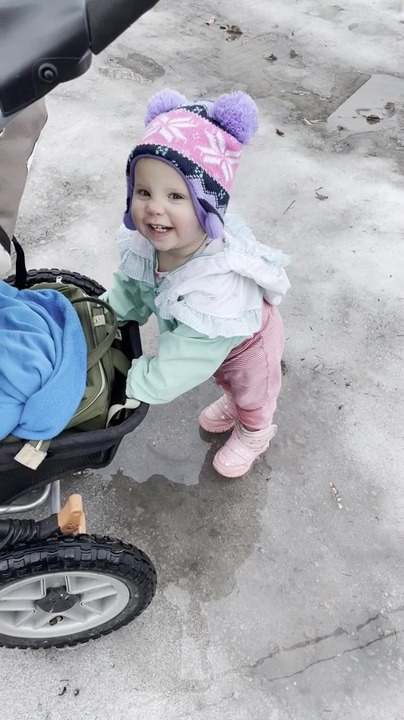 Toddler Slips and Falls in Puddle | Jukin Licensing