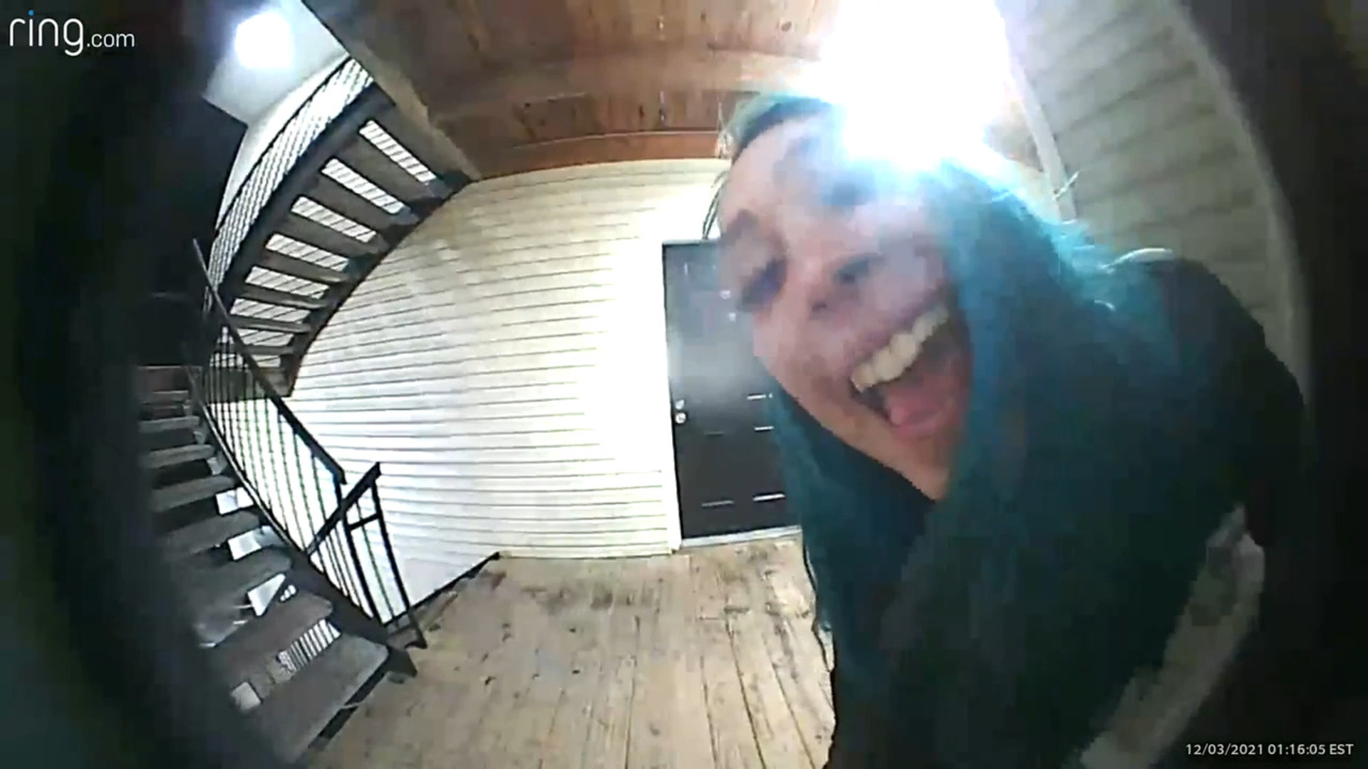 Drunk Woman Asking Roommate to Open Door Loses Footing and Falls ...