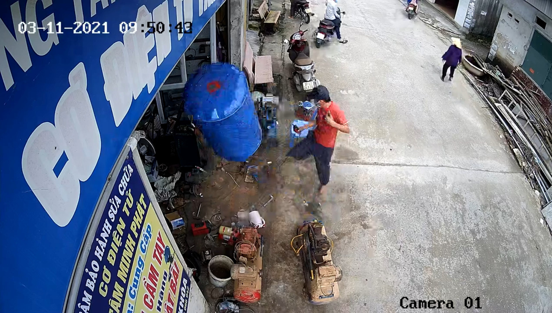 Barrel Explodes Into Air While Worker Welds it | Jukin Licensing