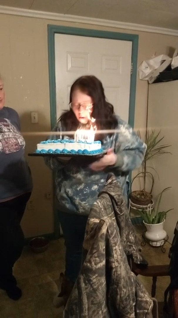 Person Drops Birthday Cake on Floor as Their Hair Catches Fire | Jukin ...