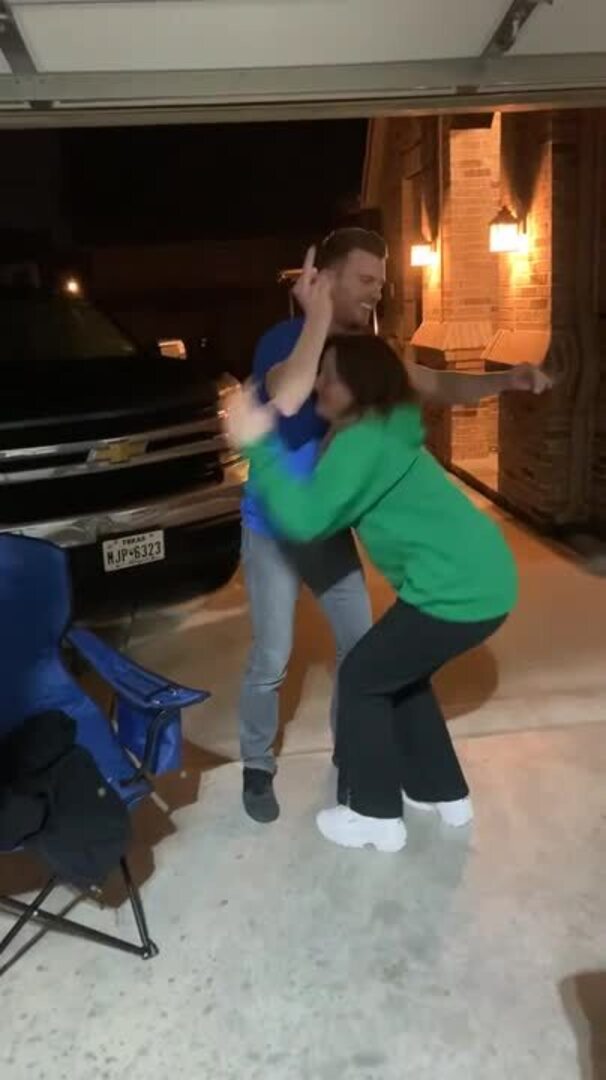 Girl Showing Off Her Strength Ends Up Smacking Guy's Head on Door ...