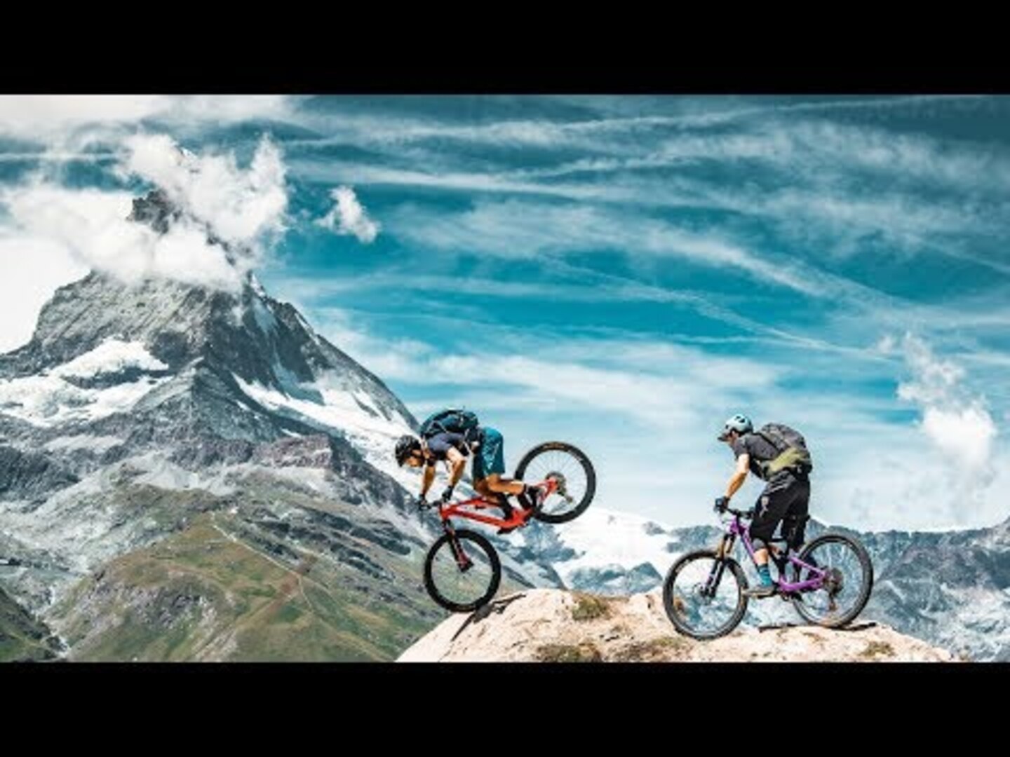 Mountain Bikers Explore French and Suiss Alps | Jukin Licensing