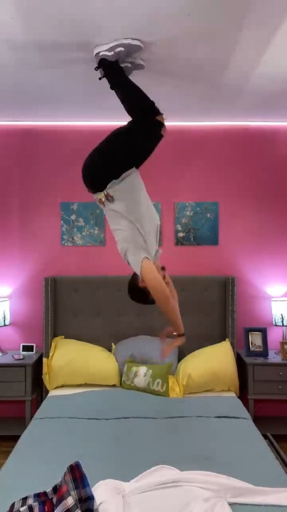 Guy Performs Incredible Tricks Inside Gravity Room | Jukin Licensing