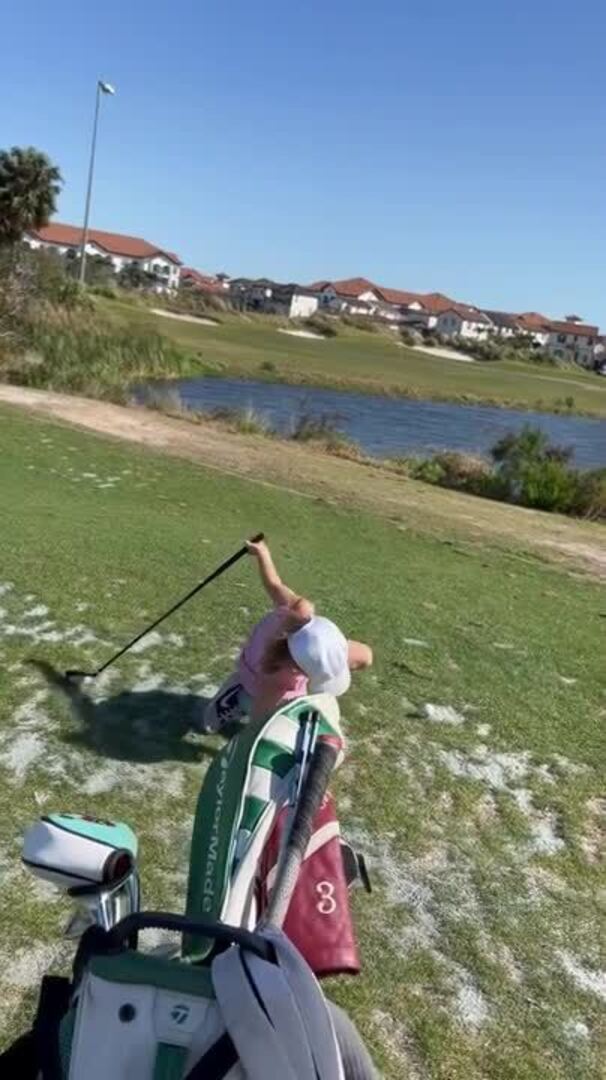 Girl Fails Golf Swing Attempt | Jukin Licensing