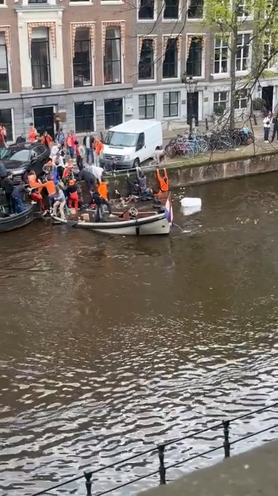 People Rescued from Sinking Boat in Amsterdam | Jukin Licensing