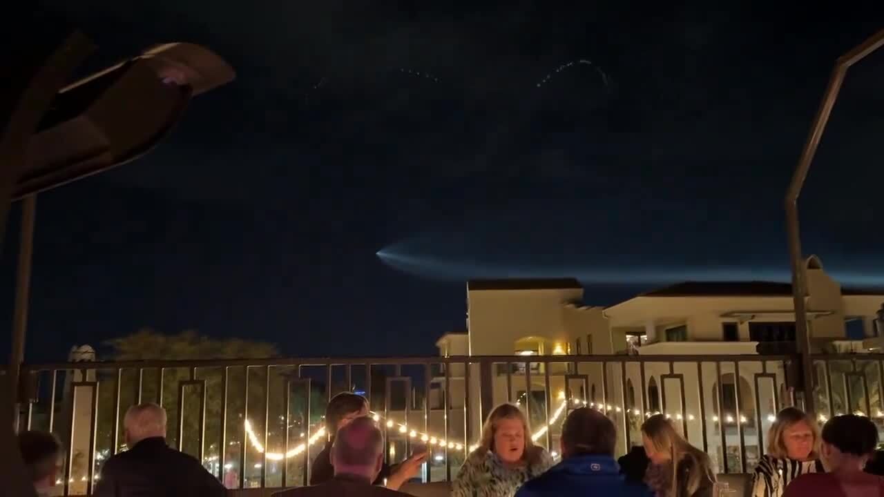 People Excitedly Watch Rocket Launch Into Sky at Distance | Jukin Licensing