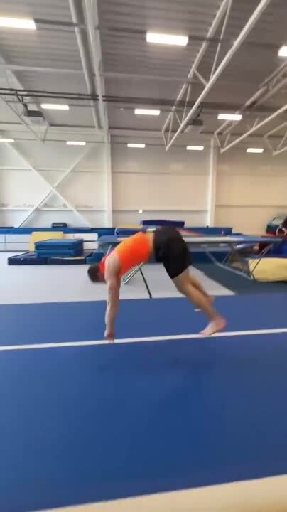 Acrobat Performs Continuous Front Flips During Training | Jukin Licensing
