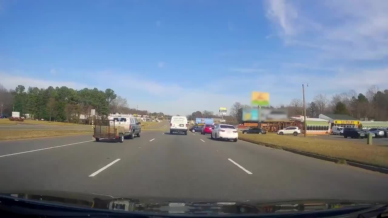 Dashcam Captures Three Vehicles Crashing Hard at T-Bone Intersection ...