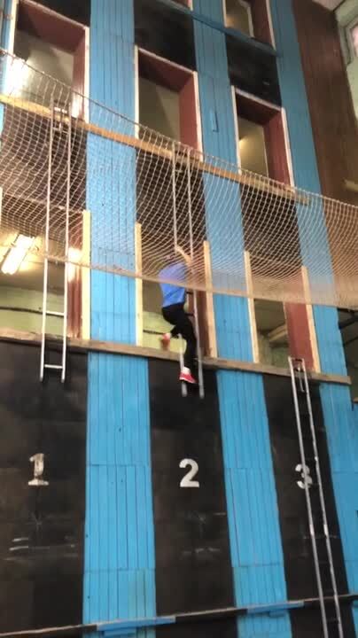 Competitive Firefighter Climbs Up Ladder | Jukin Licensing