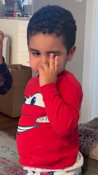 Little Boy is Grossed Out by Baby Sister's Poopy Diaper | Jukin Licensing