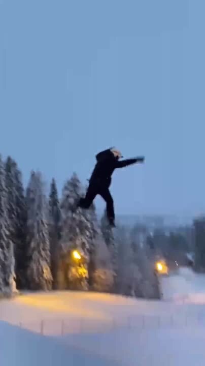 Person Attempting Challenging Snow Scooter Trick Falls Terribly | Jukin ...