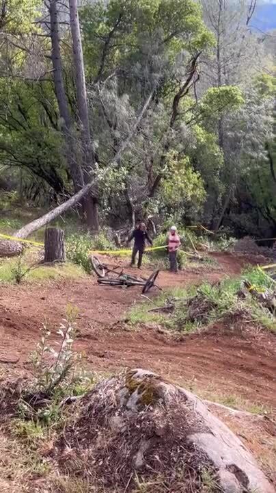 Guy Crashes Mountain Bike After Jumping Off Ramp | Jukin Licensing