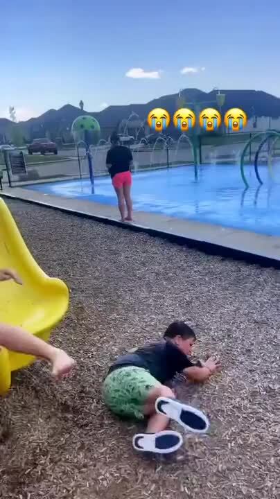 Kid Struggles on Bumpy Slide and Falls to Ground | Jukin Licensing