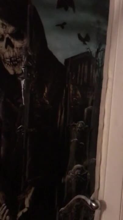 Person Wearing Scary Mask Pranks Roommate | Jukin Licensing