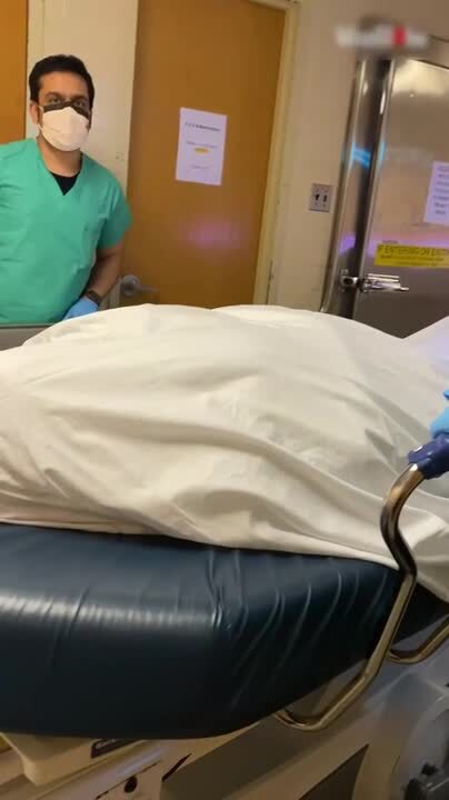 Coworkers Pull Prank on Morgue Transporter in Hospital | Jukin Licensing
